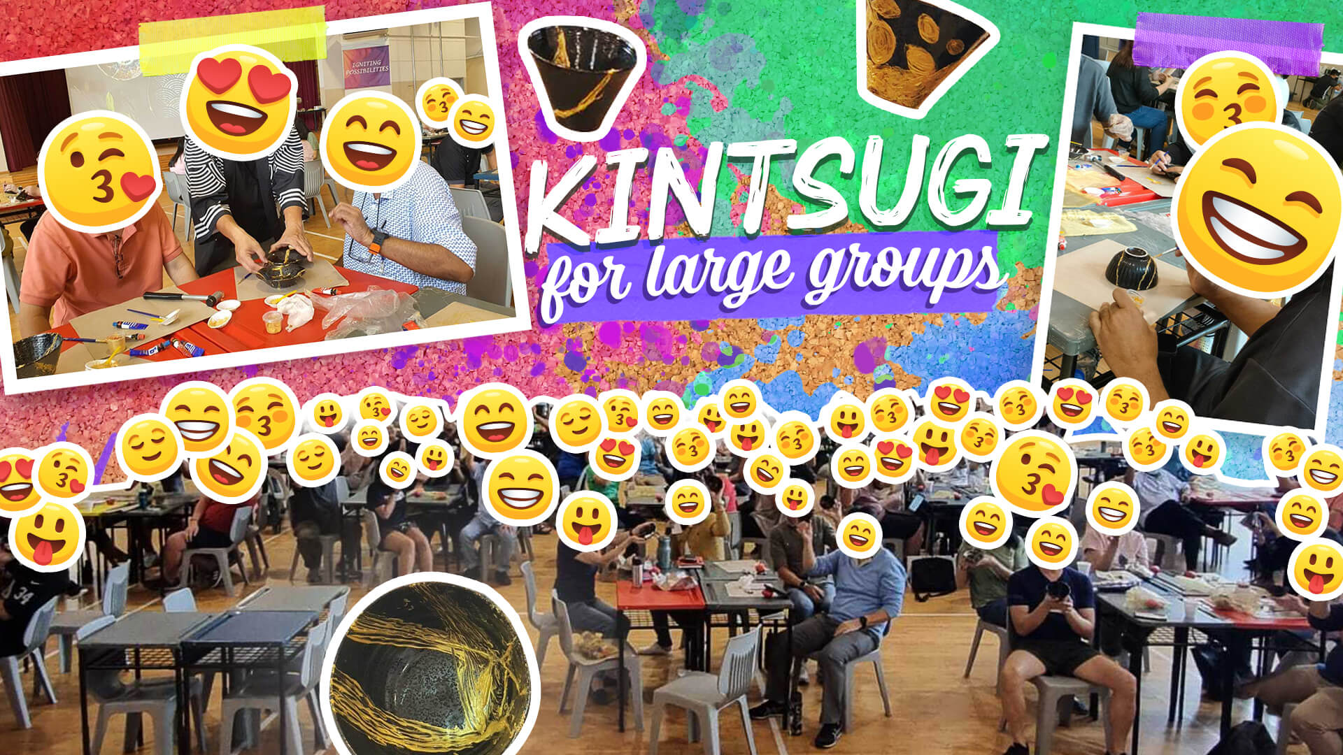 Kintsugi Art Workshop | Pottery Art Repairing Singapore