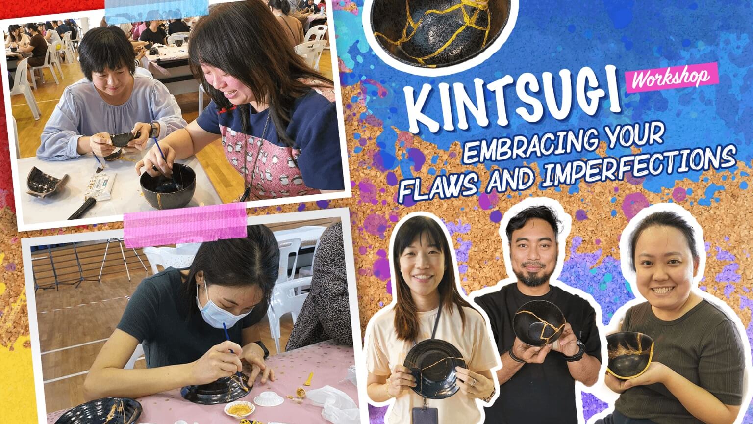 Kintsugi Art Workshop | Pottery Art Repairing Singapore